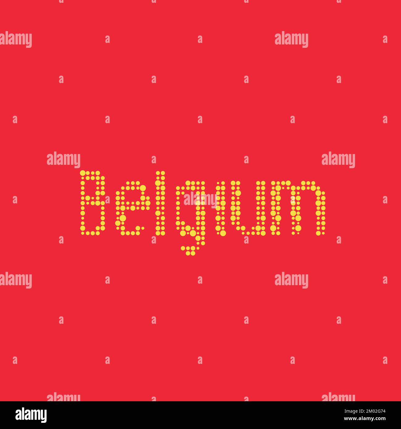 Belgium Map Silhouette Pixelated generative pattern illustration Stock ...