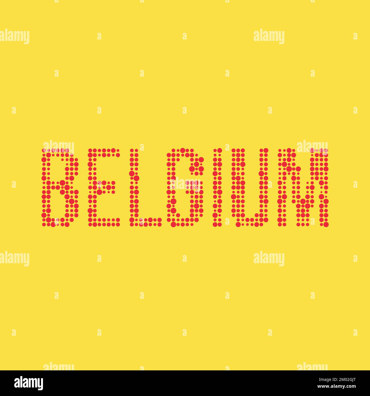 Belgium Map Silhouette Pixelated generative pattern illustration Stock ...
