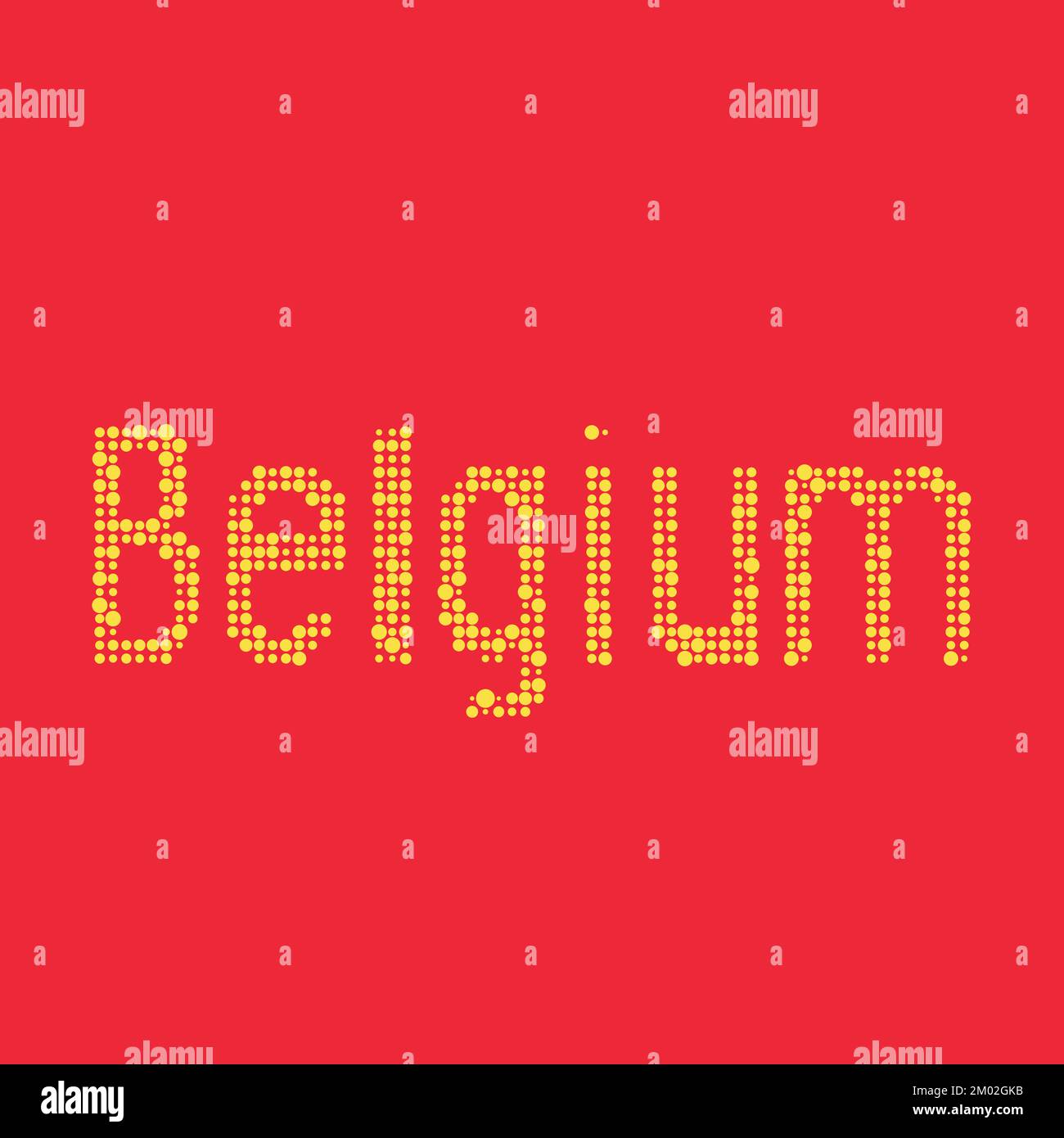Belgium Map Silhouette Pixelated generative pattern illustration Stock ...