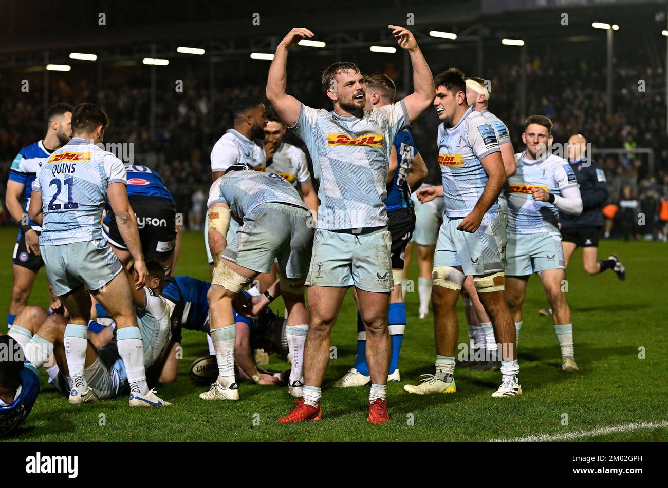 Bath, United Kingdom. 02nd Dec, 2022. Premiership Rugby. Bath V ...