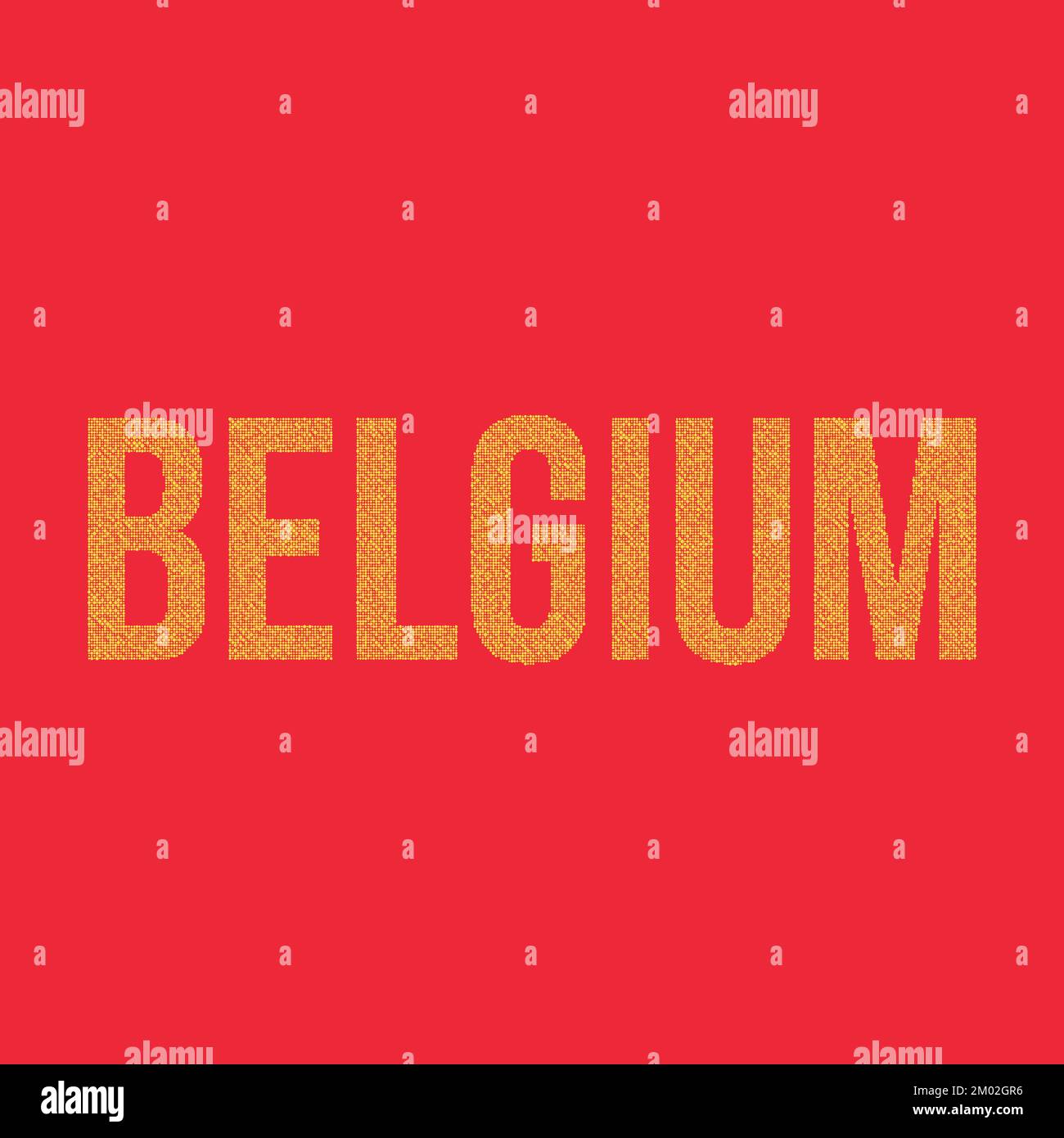 Belgium Map Silhouette Pixelated generative pattern illustration Stock ...