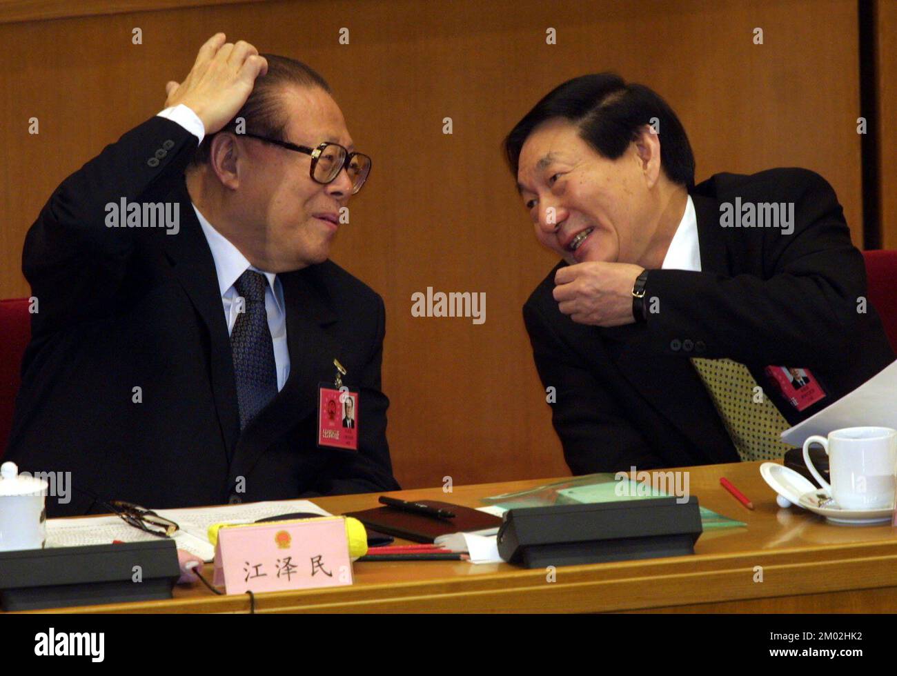 Zhu rongji the premier of the peoples republic of china hi-res stock ...