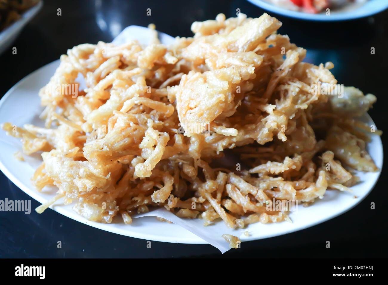 fried mushroom or deep fried Mushroom or deep fried golden needle ...
