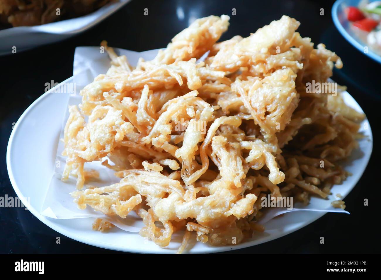 fried mushroom or deep fried Mushroom or deep fried golden needle ...