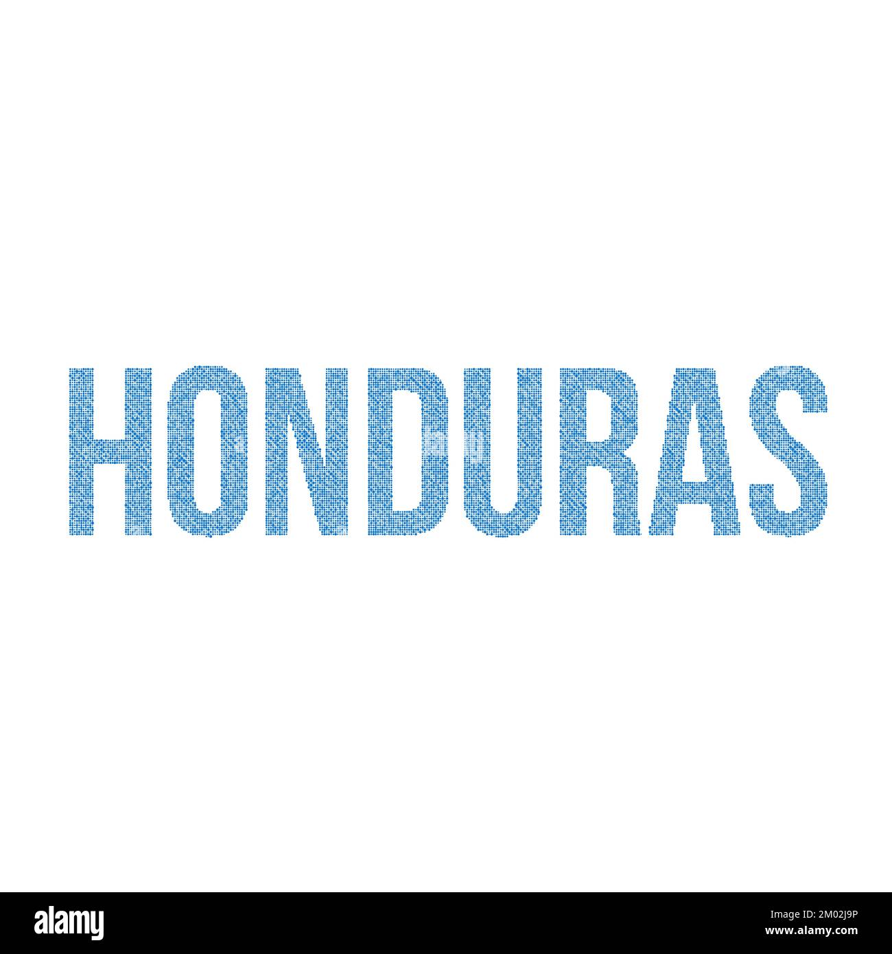 Honduras Map Silhouette Pixelated generative pattern illustration Stock ...