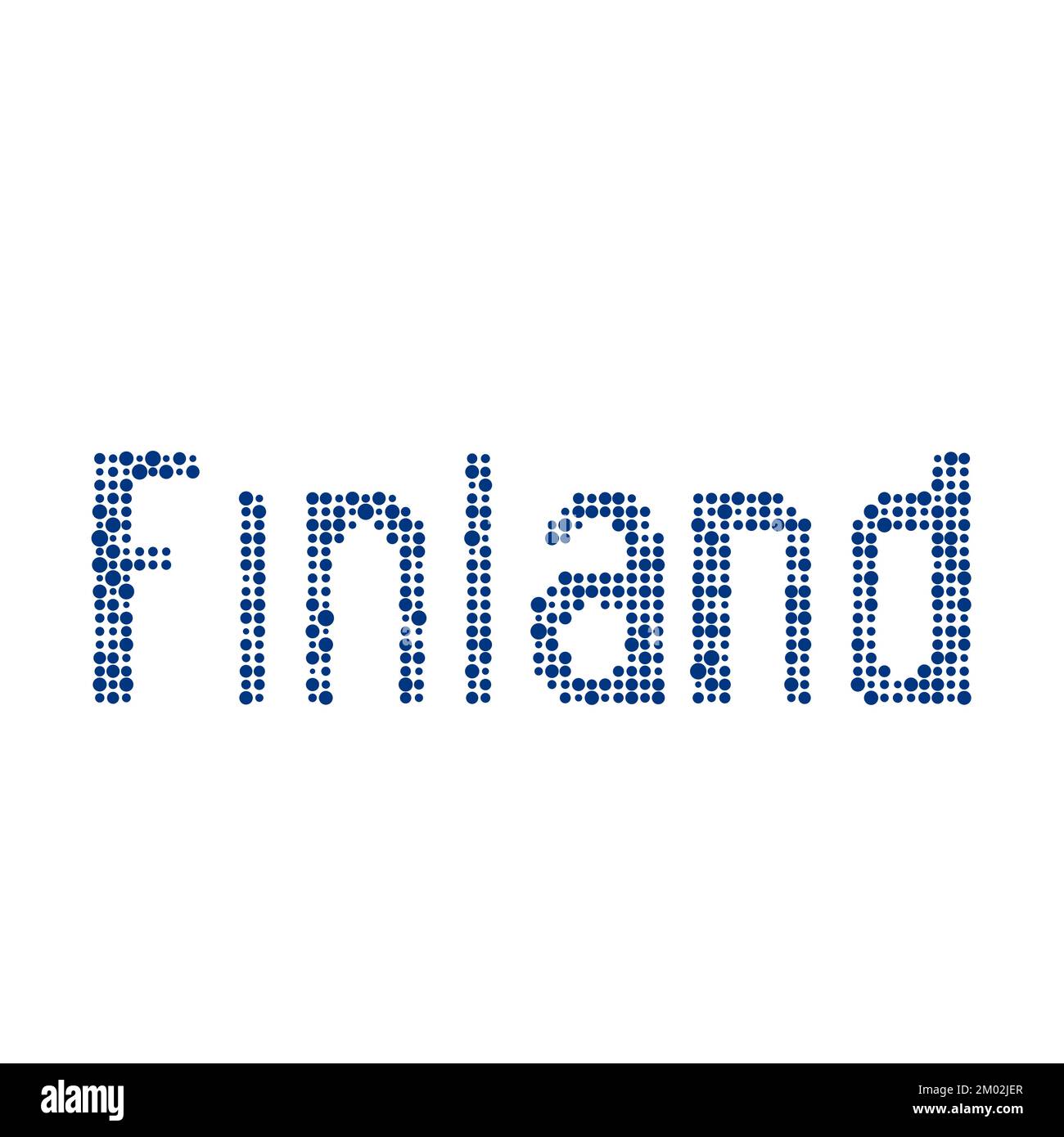 Finland Map Silhouette Pixelated generative pattern illustration Stock ...