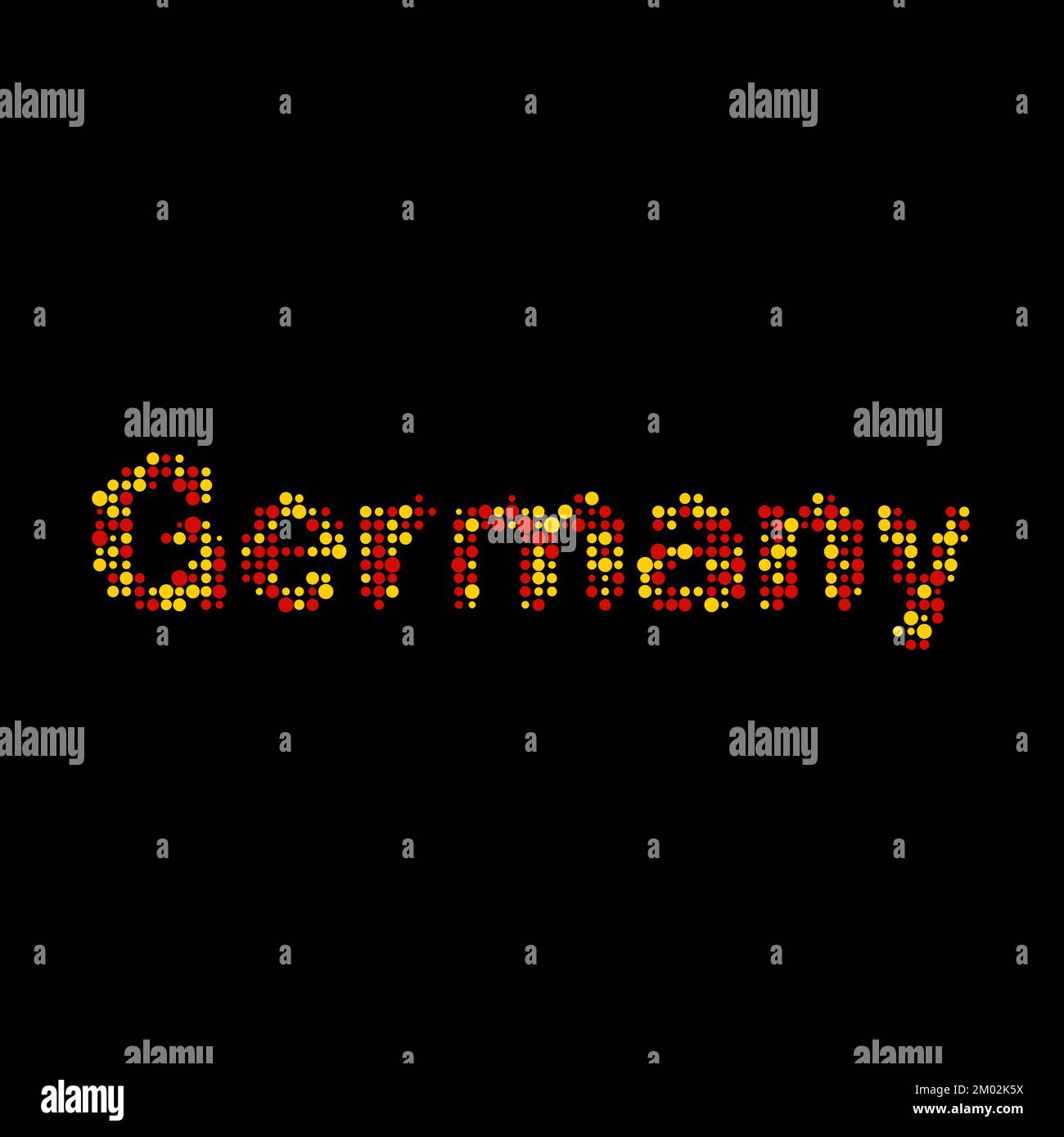Germany Map Silhouette Pixelated generative pattern illustration Stock ...