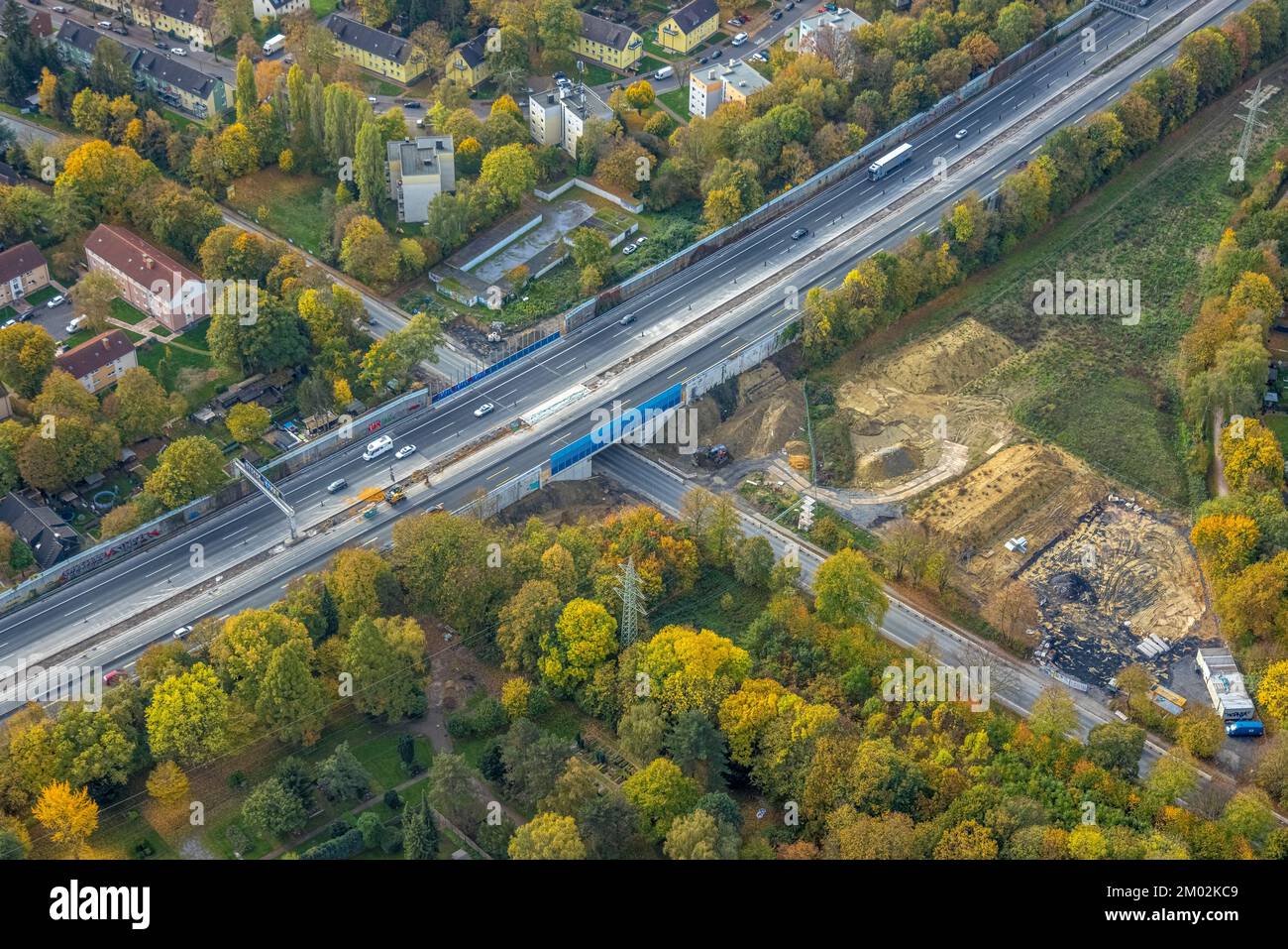 Bridge renovation on a2 freeway hi-res stock photography and images - Alamy