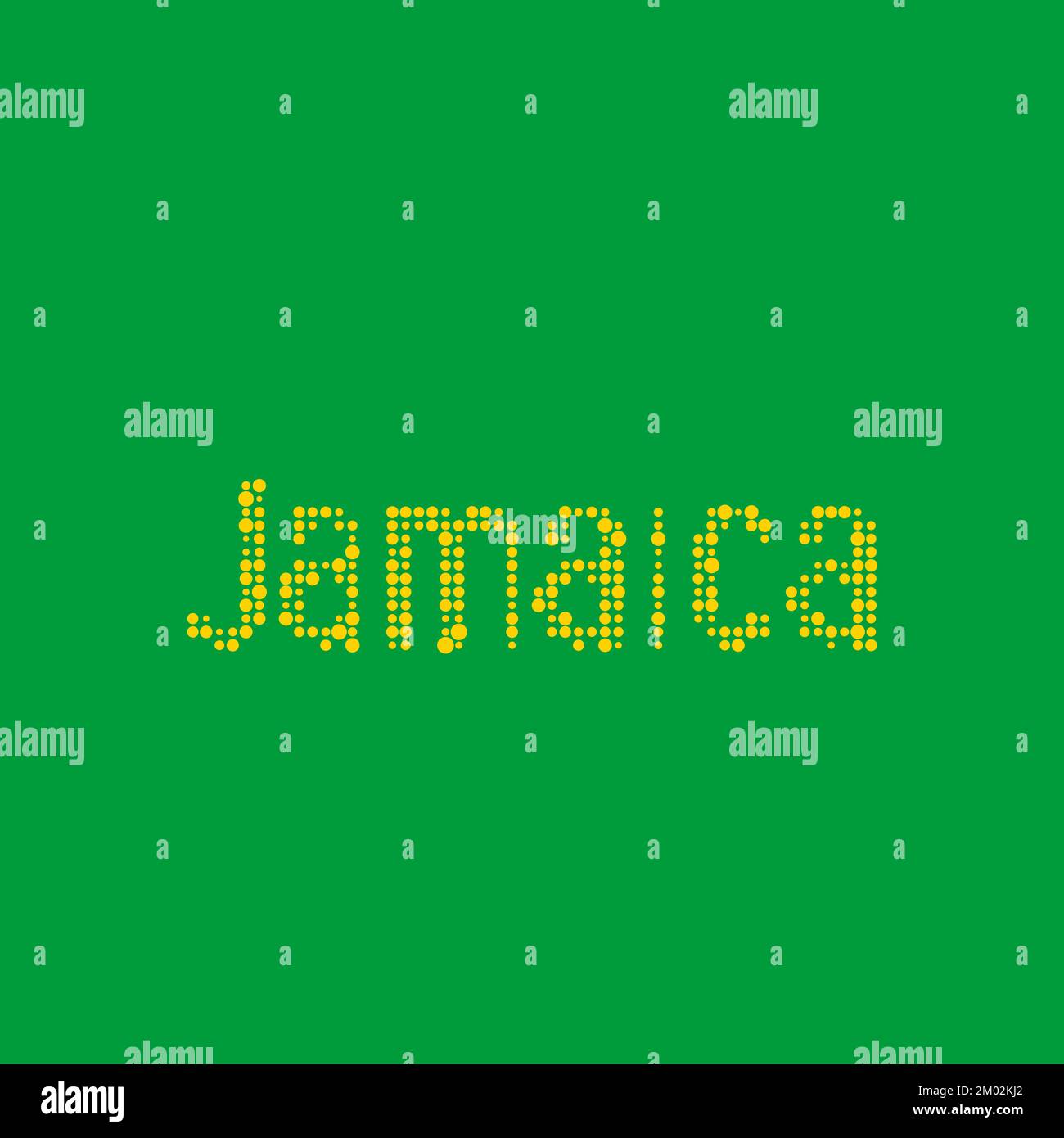 Jamaica Map Silhouette Pixelated generative pattern illustration Stock ...