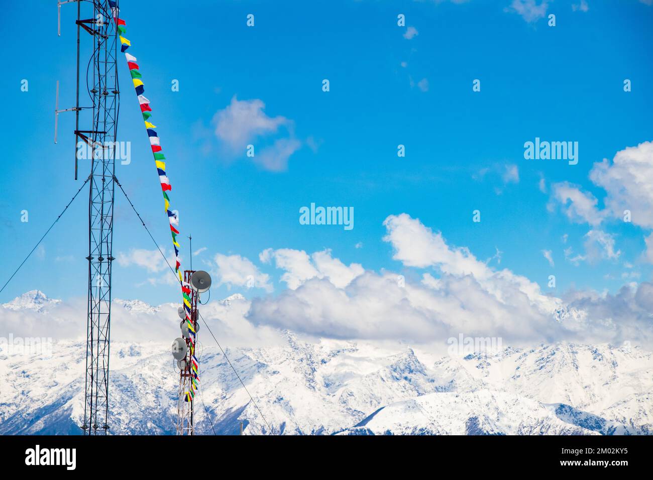 Communication tower in nature hi-res stock photography and images - Alamy