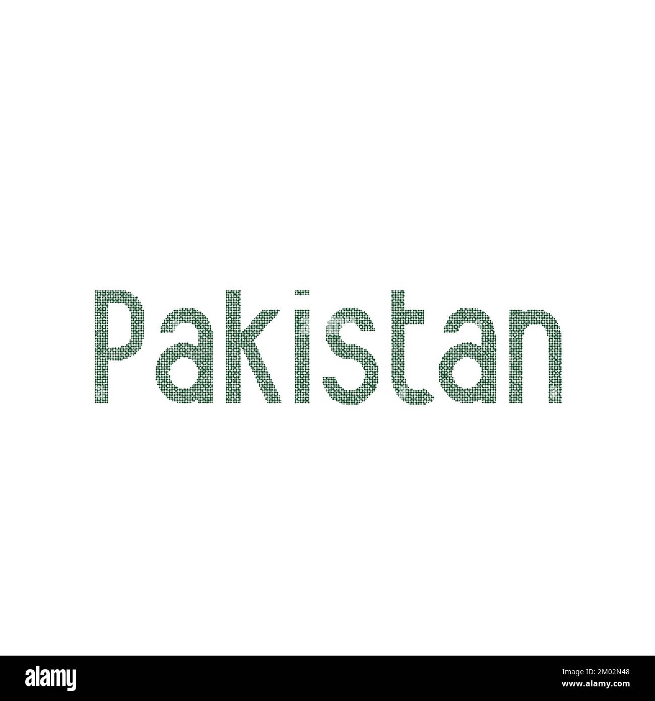 Pakistan Map Silhouette Pixelated generative pattern illustration Stock ...