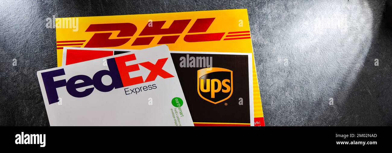 Fedex ups dhl hi-res stock photography and images - Alamy