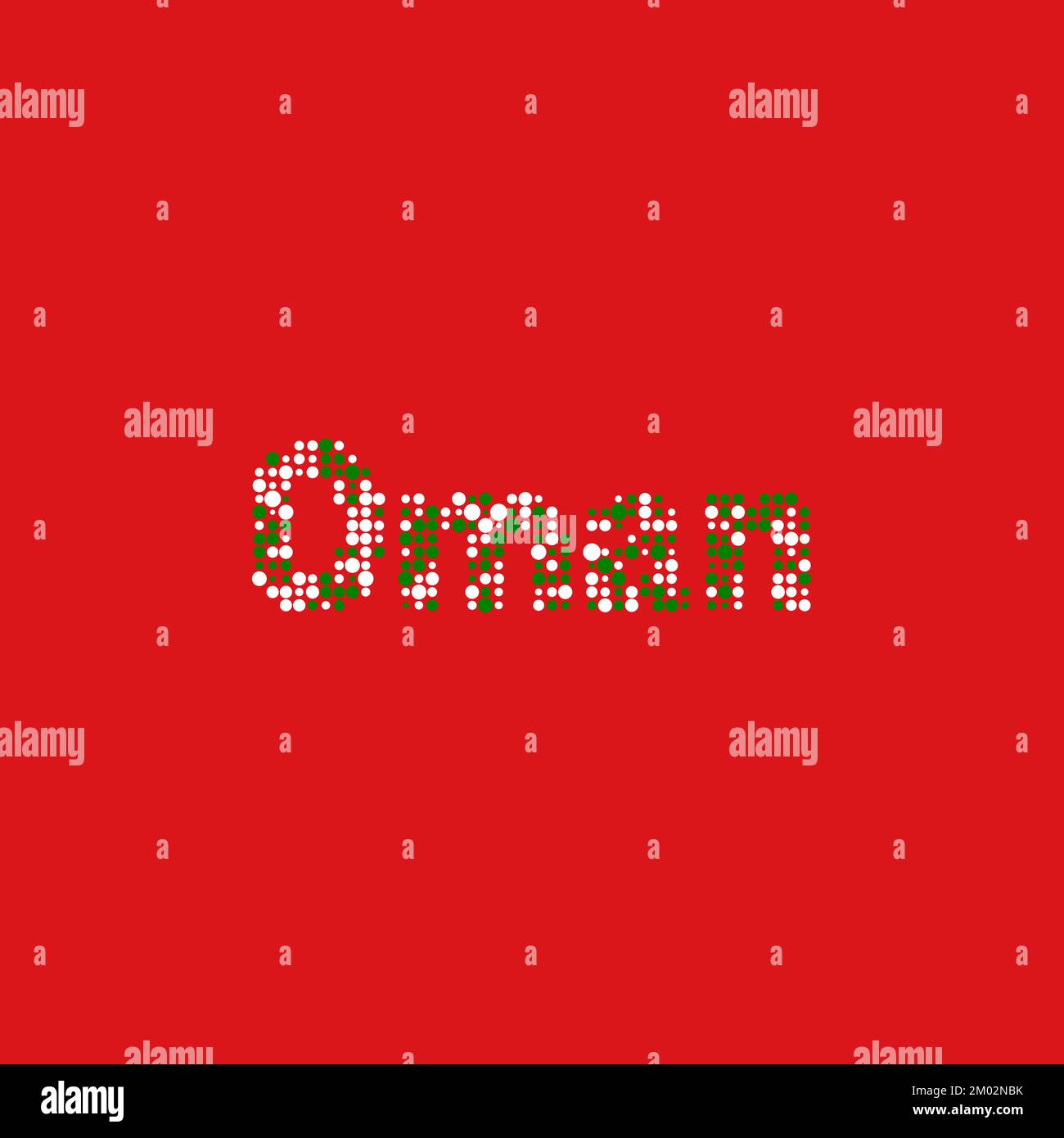 Oman Map Silhouette Pixelated generative pattern illustration Stock ...