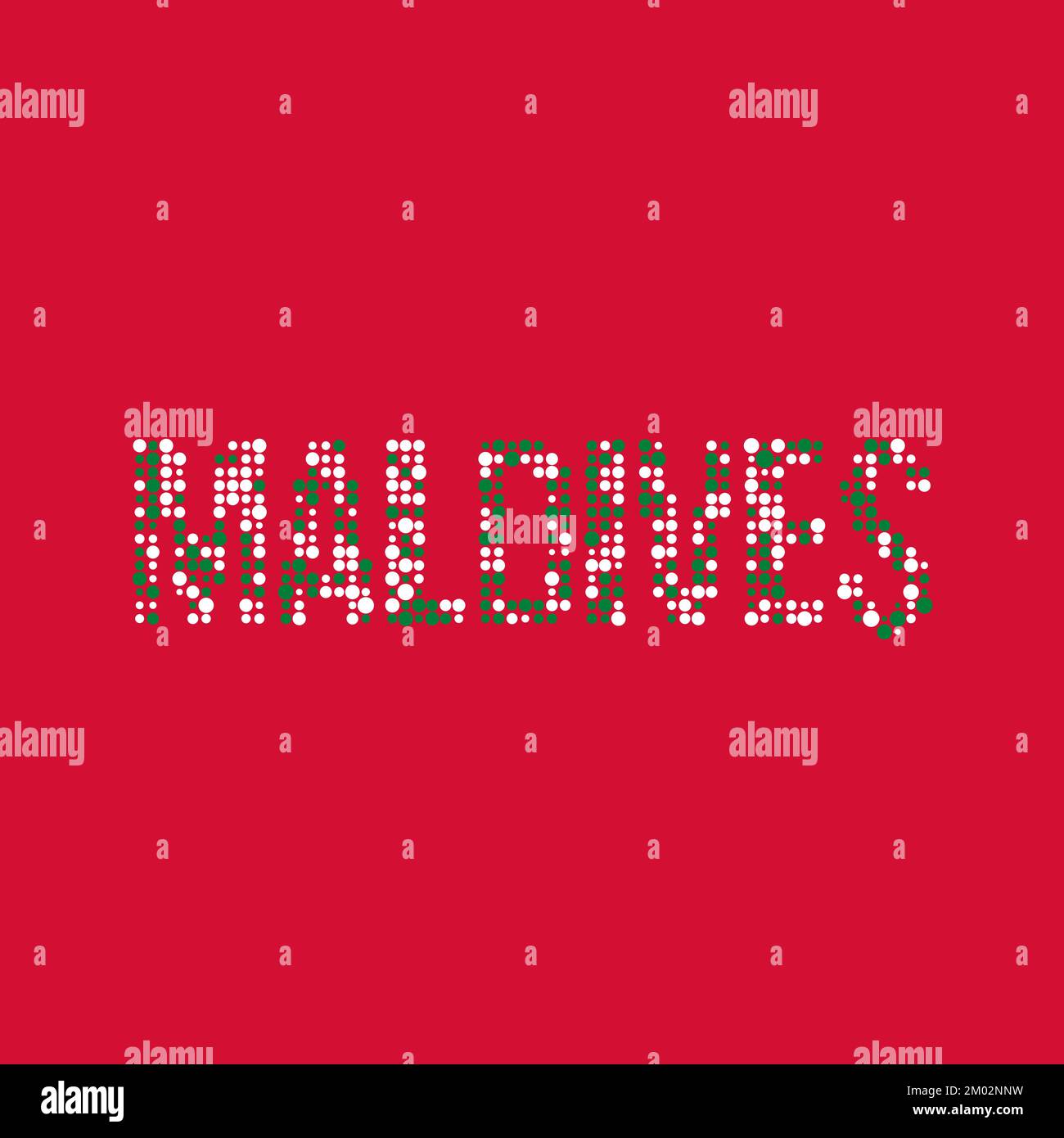 Maldives Map Silhouette Pixelated generative pattern illustration Stock ...