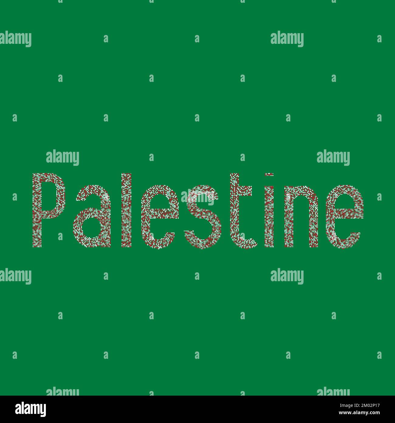 Palestine Map Silhouette Pixelated generative pattern illustration ...