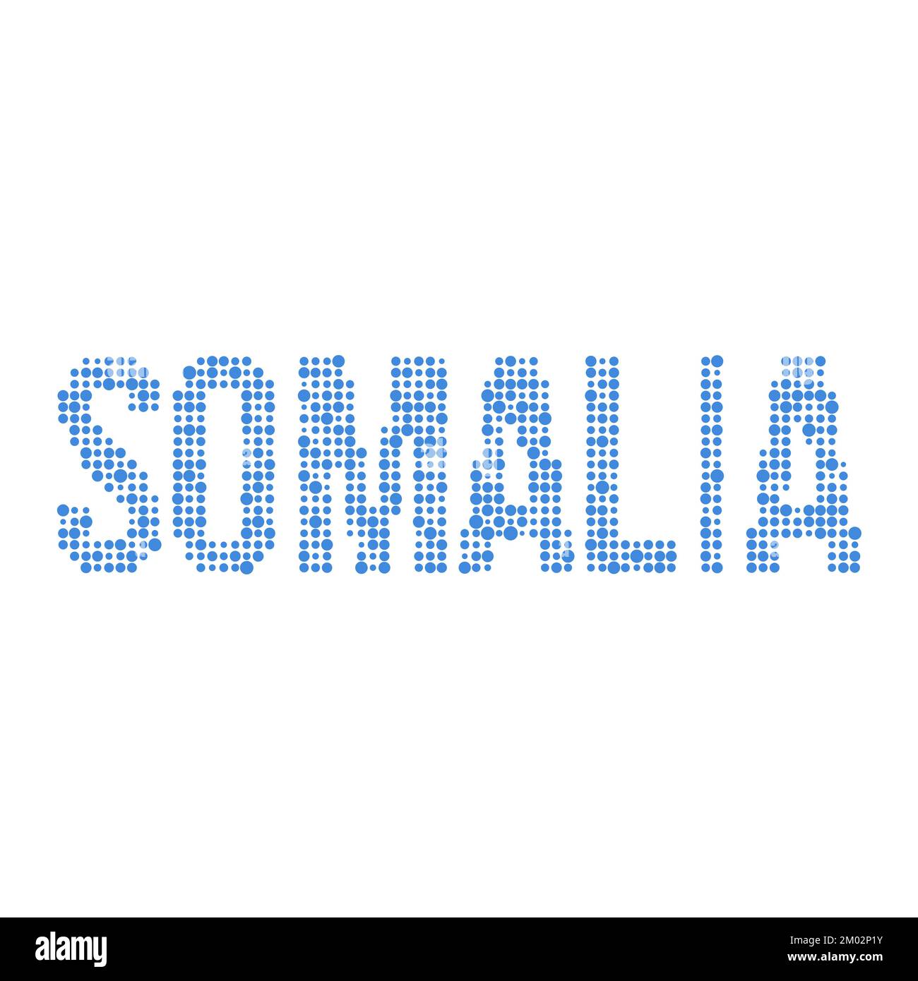 Somalia Map Silhouette Pixelated generative pattern illustration Stock ...