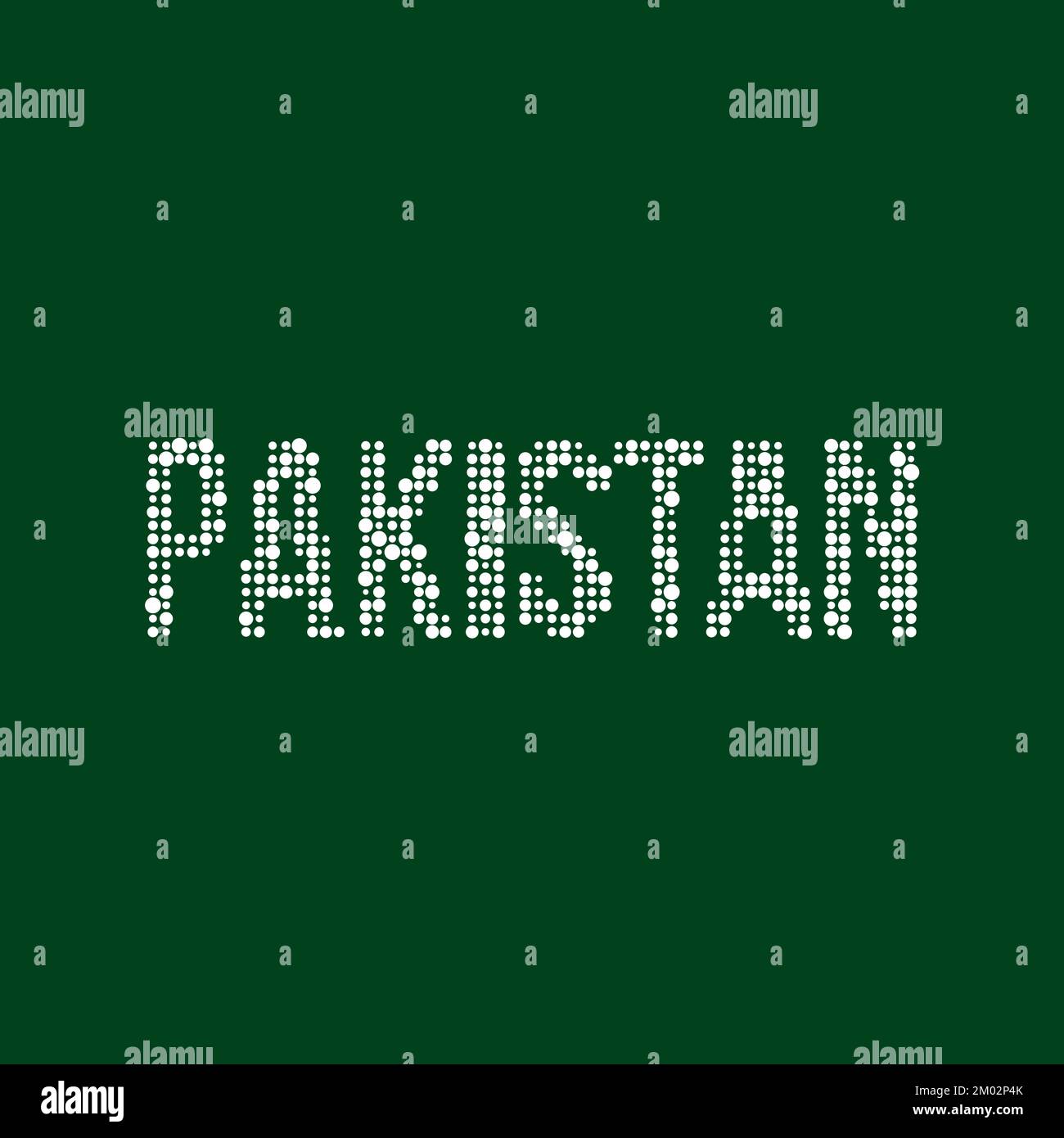 Pakistan Map Silhouette Pixelated generative pattern illustration Stock ...
