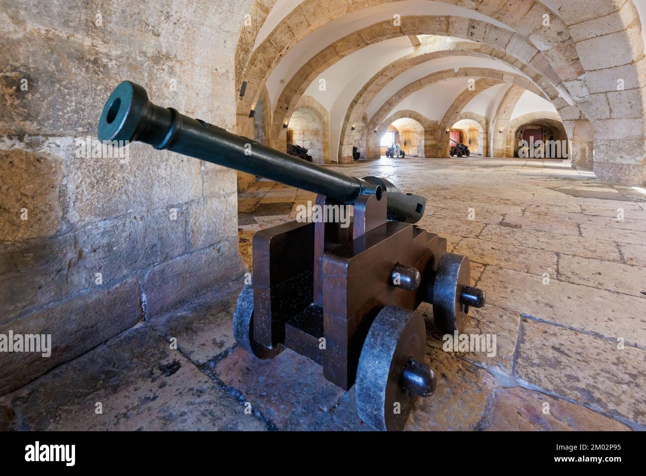 Lisbon, Portugal. The 16th century Torre de Belem or Tower of Belem ...