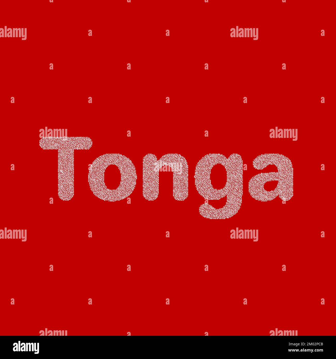 Tonga Map Silhouette Pixelated generative pattern illustration Stock ...