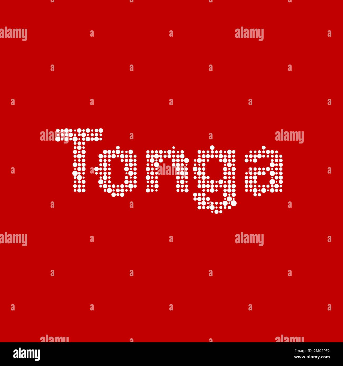 Tonga Map Silhouette Pixelated generative pattern illustration Stock ...
