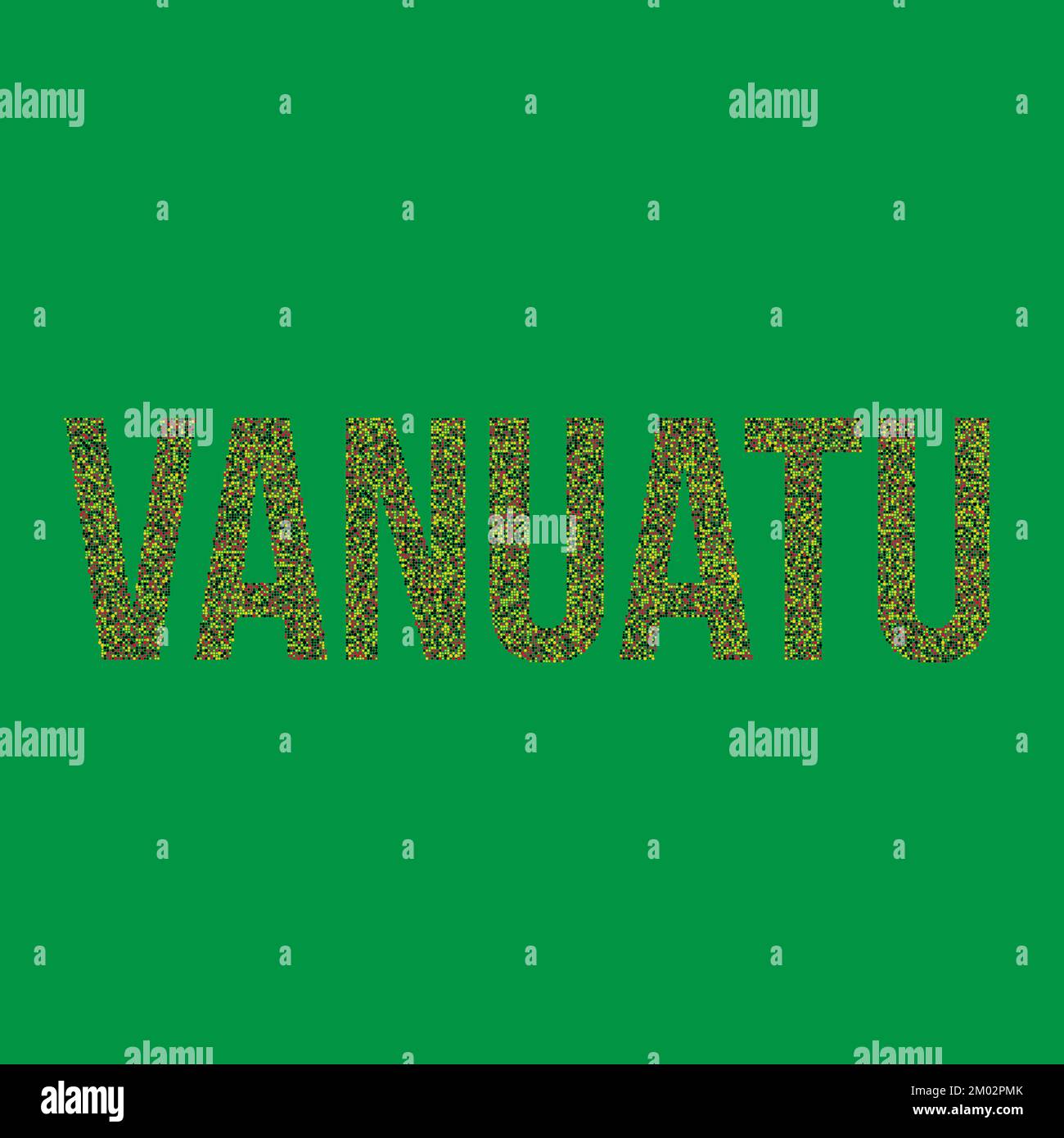 Vanuatu Map Silhouette Pixelated generative pattern illustration Stock ...
