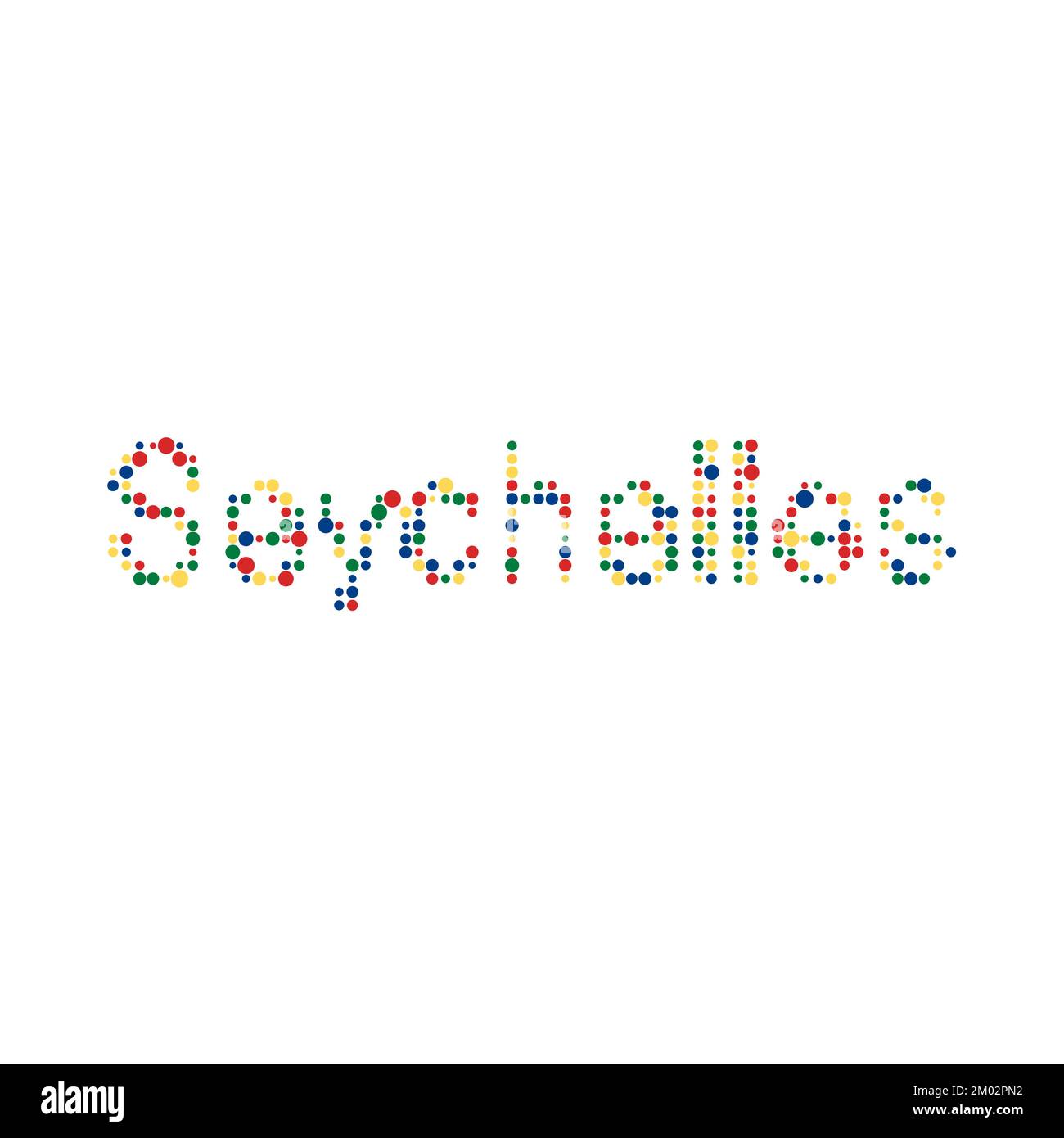 Seychelles Map Silhouette Pixelated generative pattern illustration ...