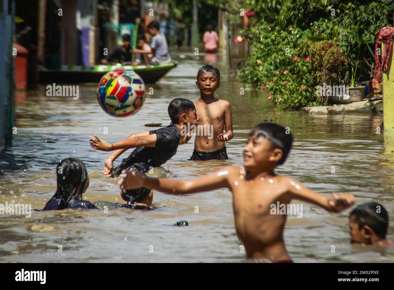 Dayeuhkolot, West Java, Indonesia. 3rd Dec, 2022. Children are seen ...