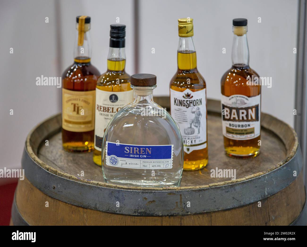 Whisky barrel bottles hi-res stock photography and images - Alamy