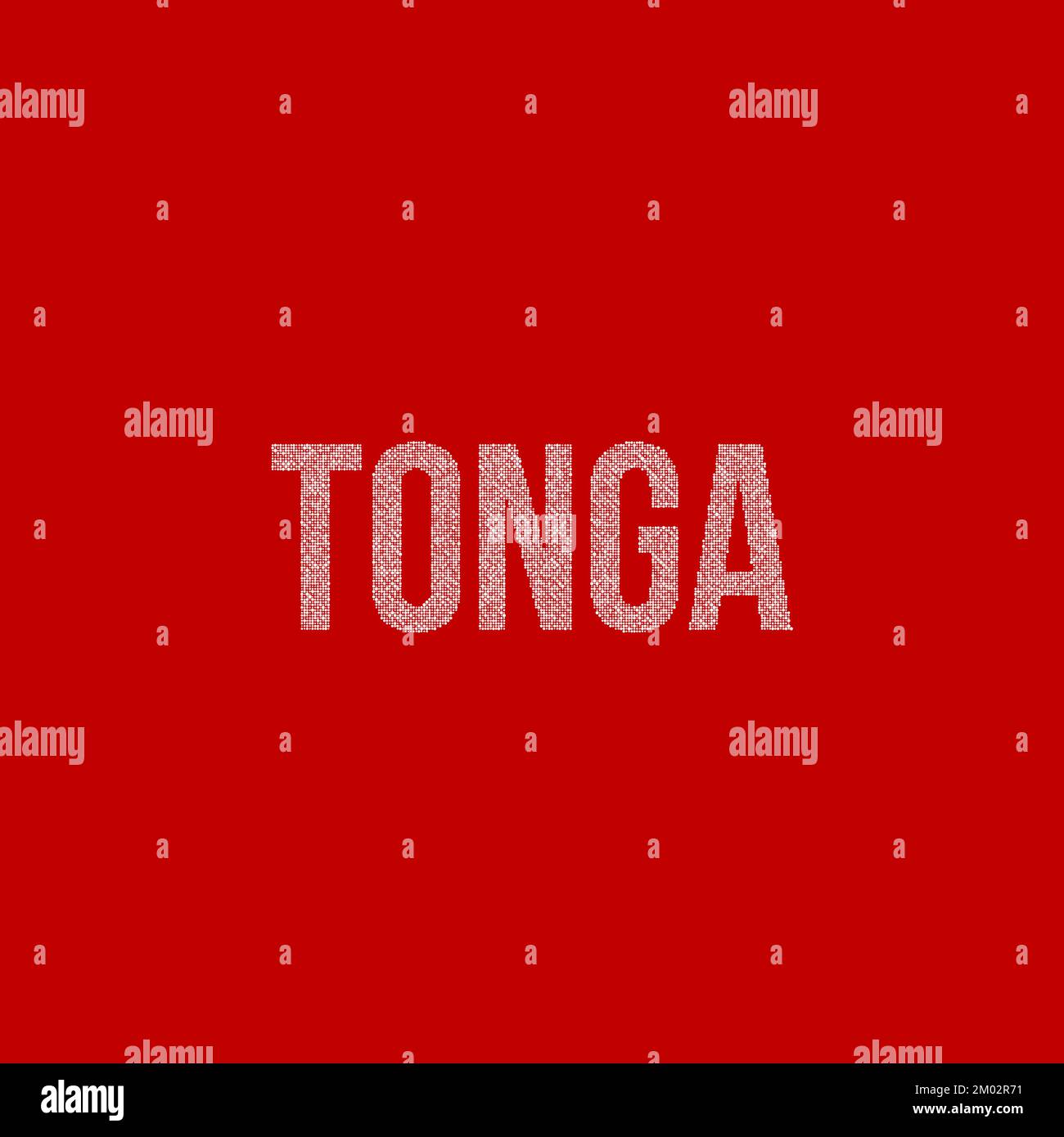Tonga Map Silhouette Pixelated generative pattern illustration Stock ...