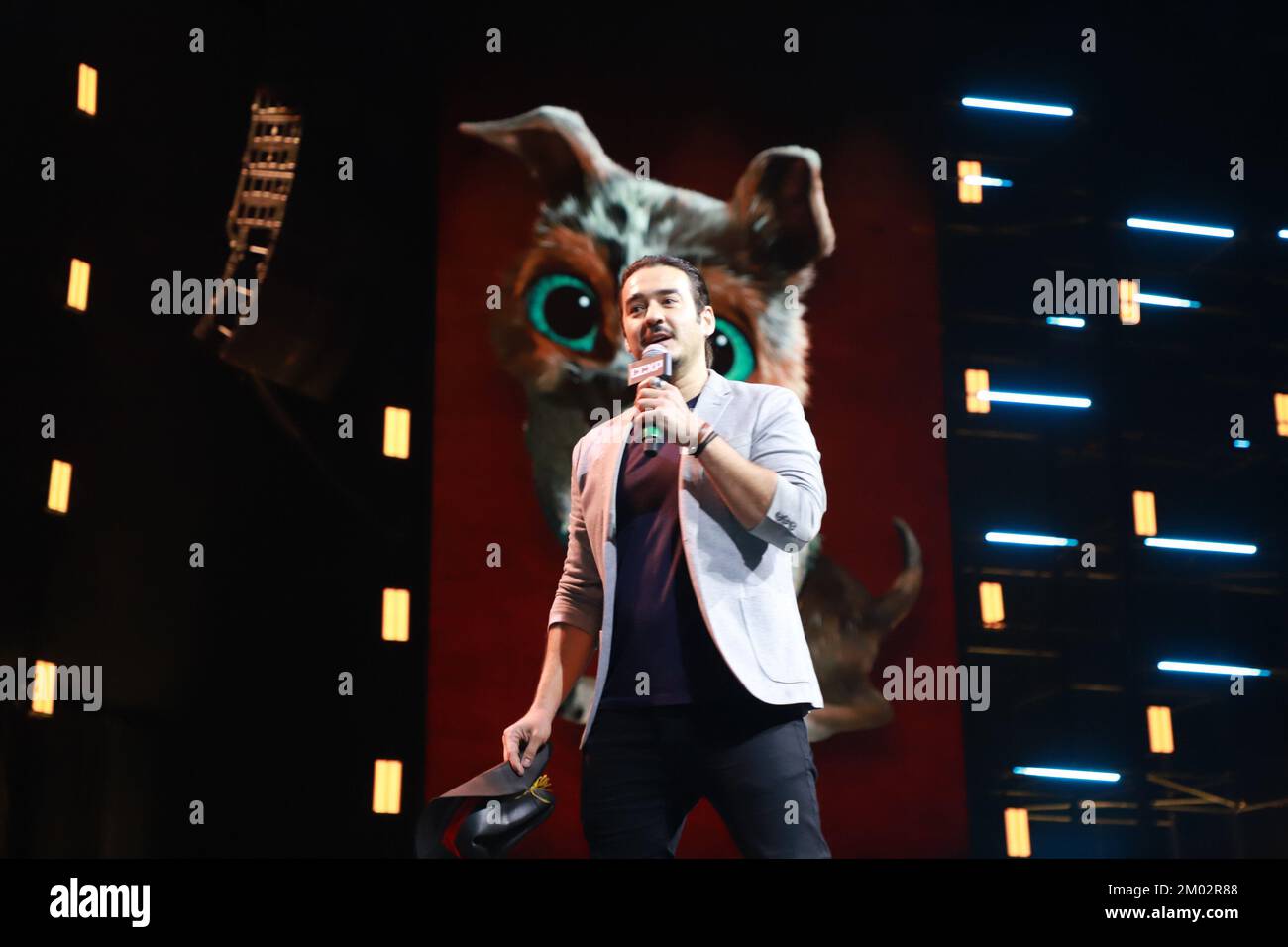 Sao Paulo, Sao Paulo, Brasil. 3rd Dec, 2022. (INT) Panel Puss in Boots ...