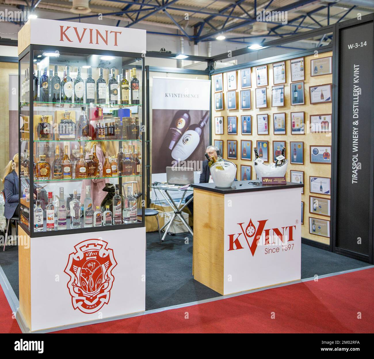 Kyiv, Ukraine - November 02, 2021: Kvint Tiraspol Winery and Distillery ...