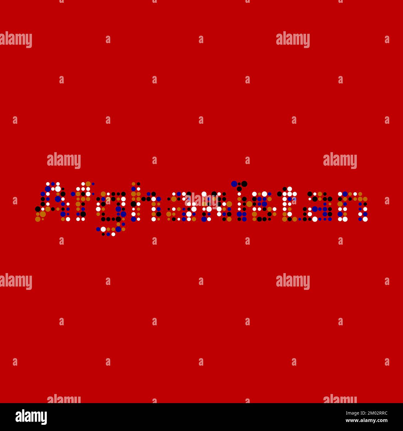 Afghanistan Map Silhouette Pixelated generative pattern illustration ...