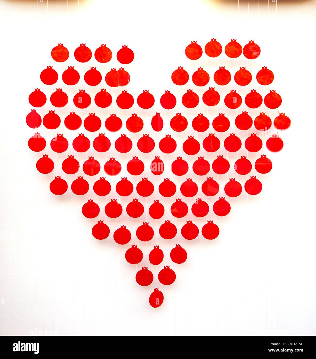 A red heart isolated on white background Stock Photo - Alamy