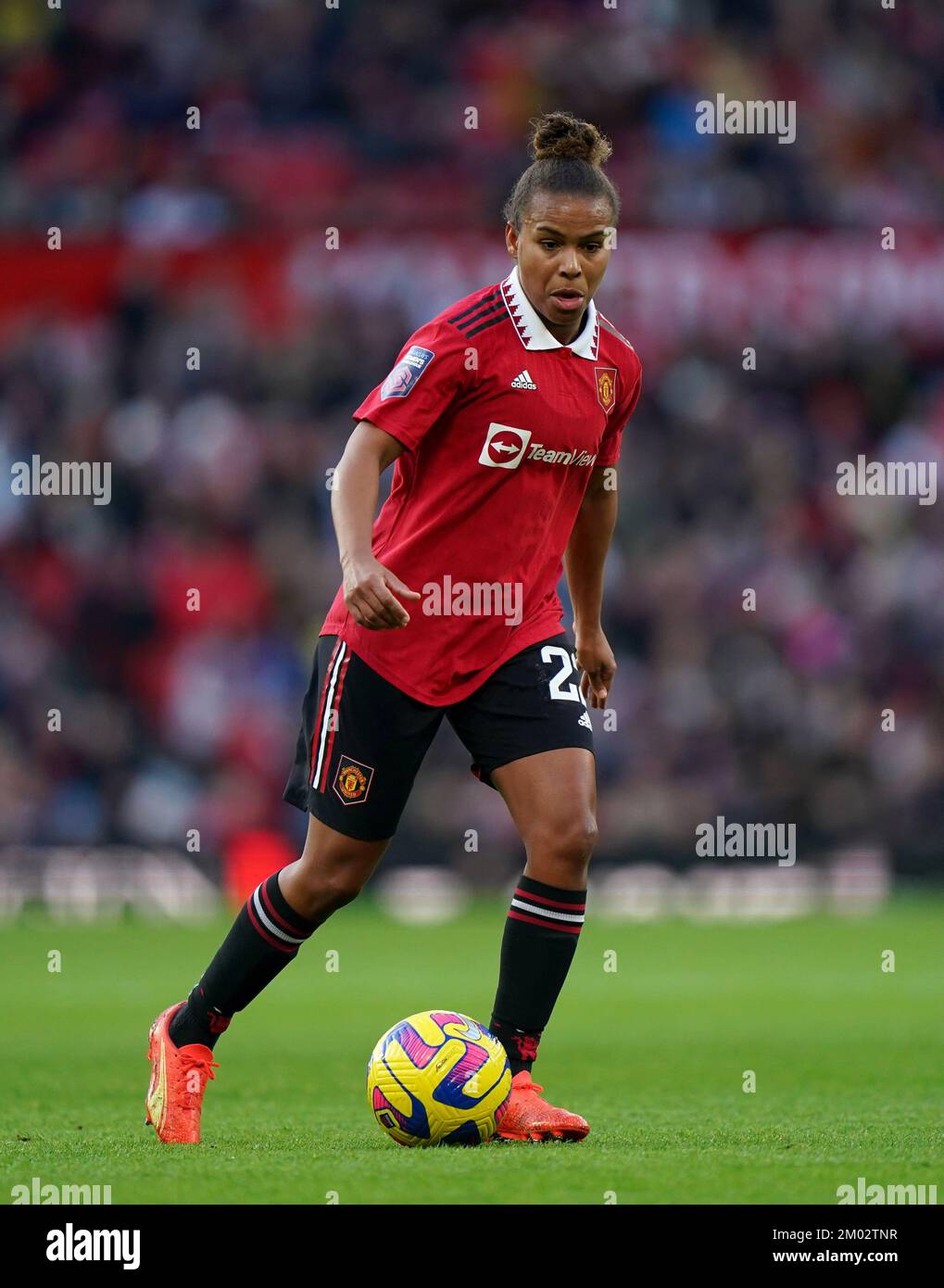 Manchester United's Nikita Parris during the Barclays Women's Super ...
