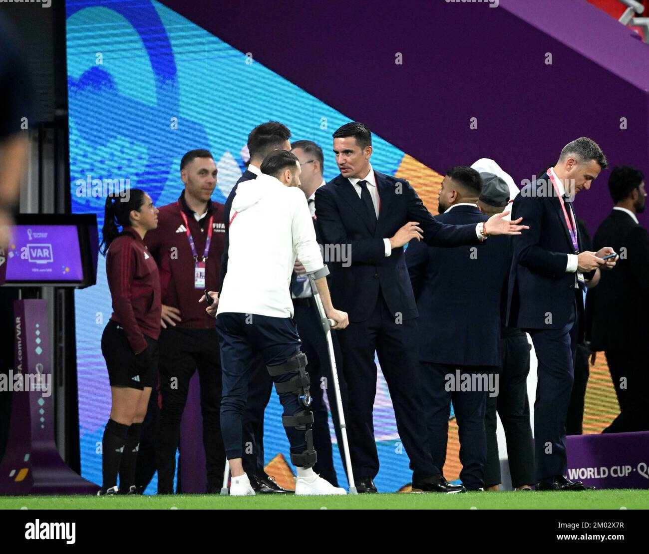 Al Rayyan, Qatar. 3rd Dec, 2022. Australia's former player Tim Cahill ...