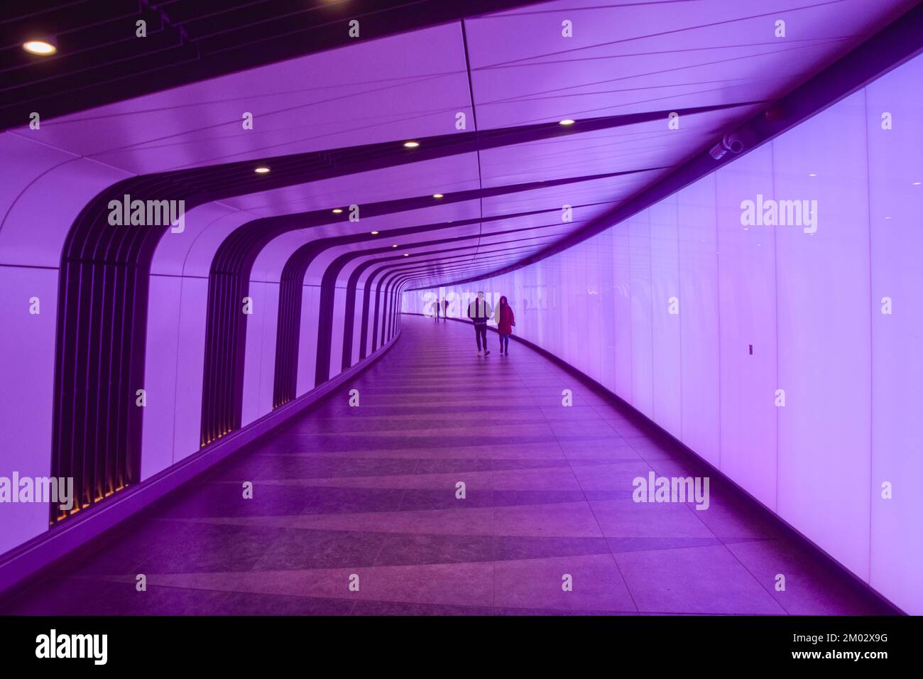 London, England, UK. 3rd Dec, 2022. The Light Tunnel at King's Cross ...