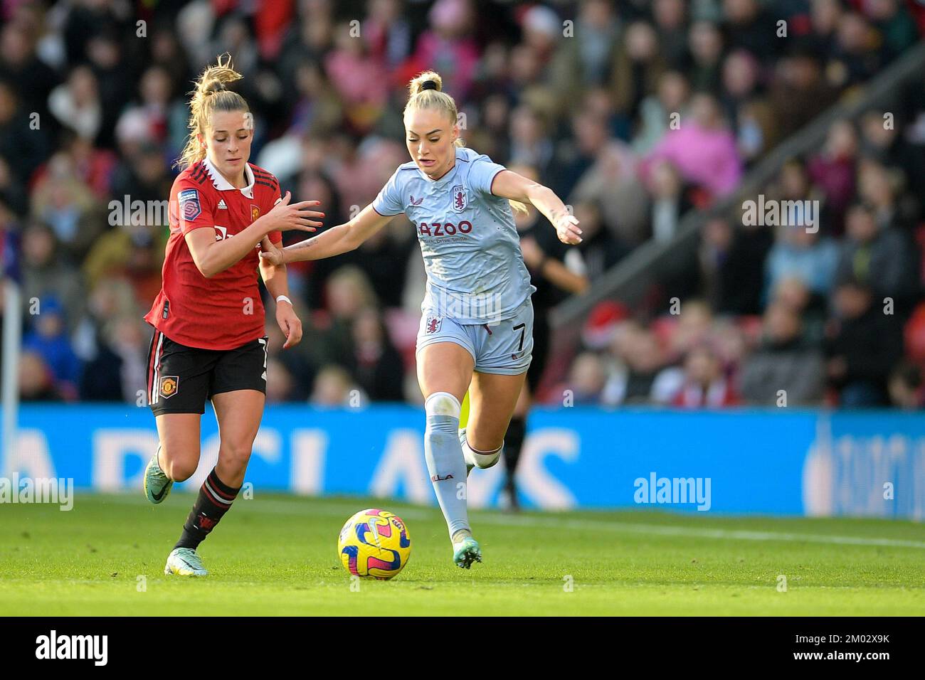Old Trafford, Manchester, UK. 3rd Dec, 2022. Womens Super League ...