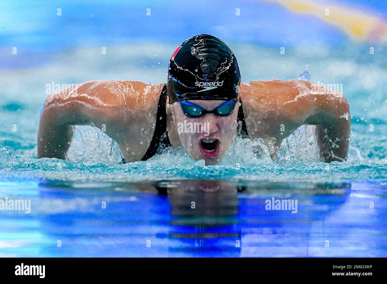 ROTTERDAM, NETHERLANDS - DECEMBER 3: Laure Durez competing in the Men ...