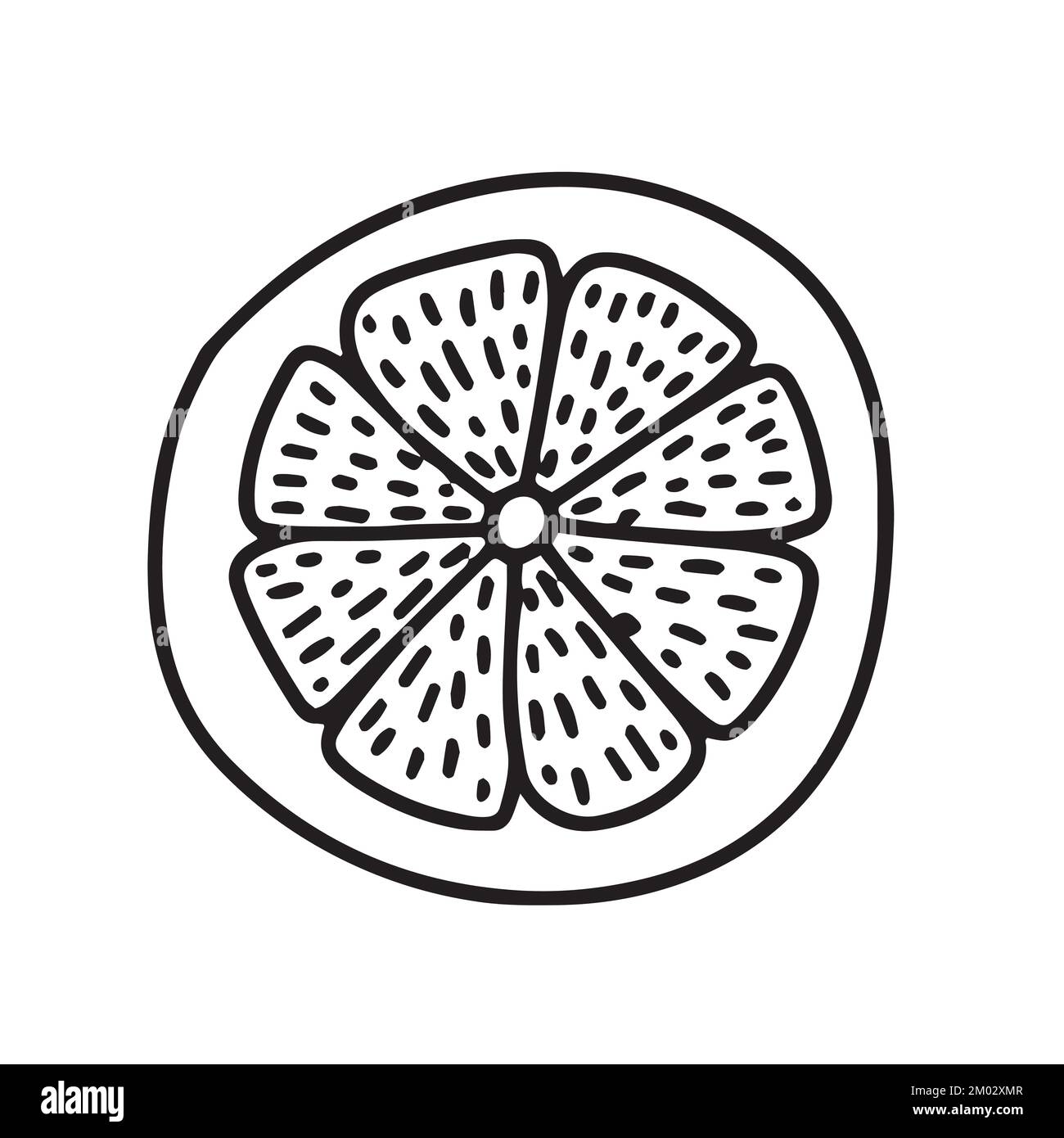 Vector slice of lemon sketch Stock Vector Image & Art - Alamy
