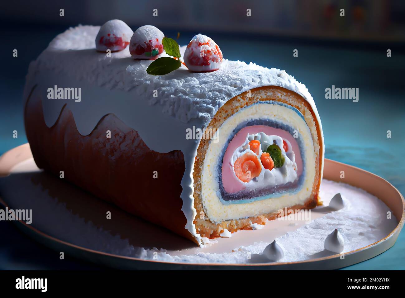 Jelly roll slice hi-res stock photography and images - Alamy