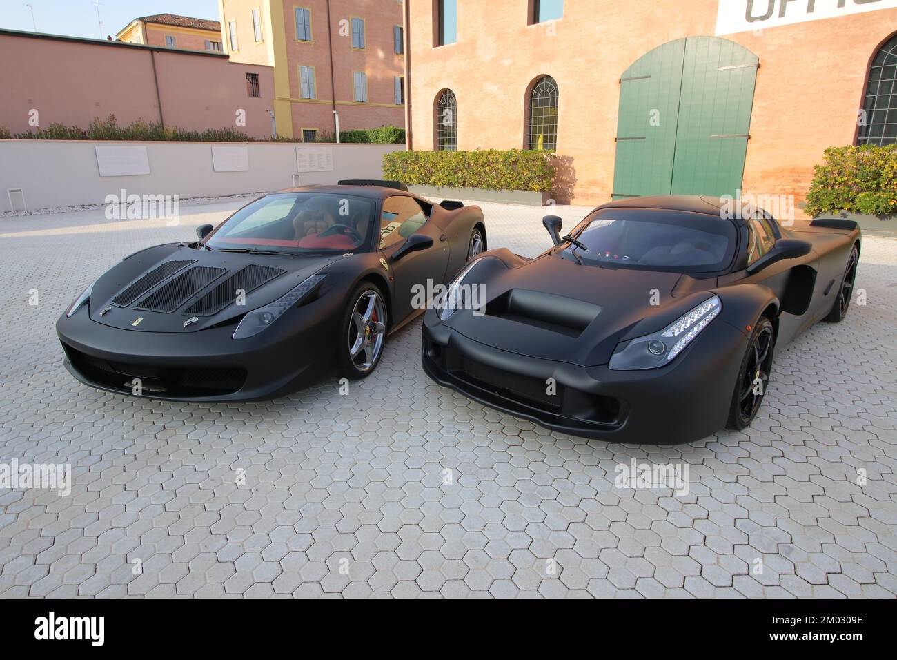 Modena, Italy, year 2022, Museo Enzo Ferrari, prototypes of Ferrari ...