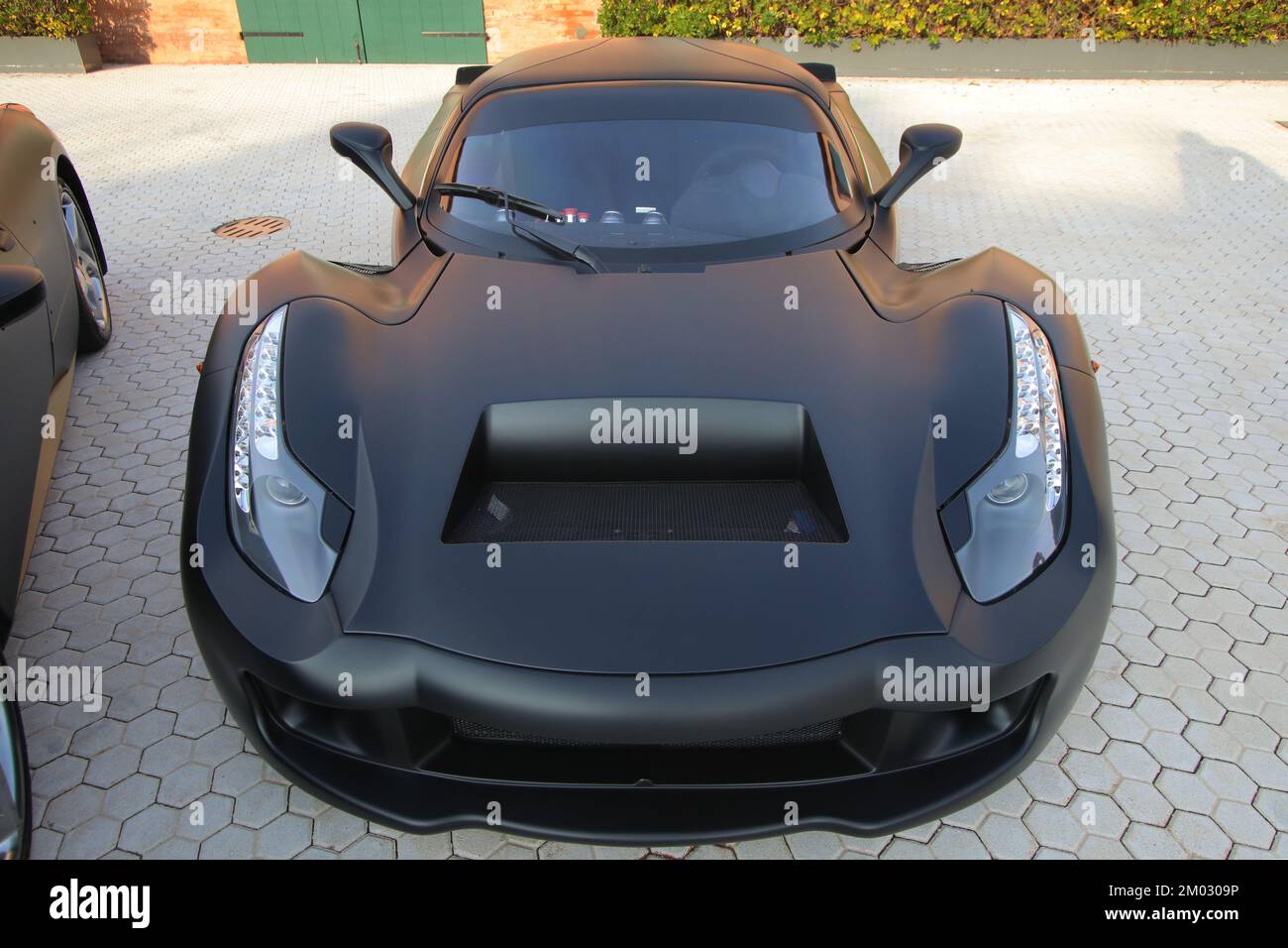 Modena, Italy, year 2022, Museo Enzo Ferrari, prototypes of Ferrari ...