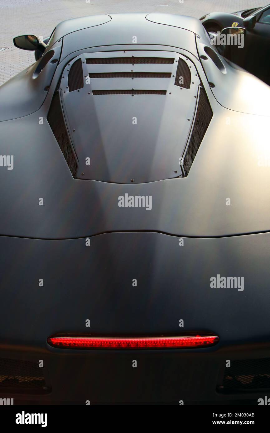 Modena, Italy, year 2022, Museo Enzo Ferrari, prototypes of Ferrari ...