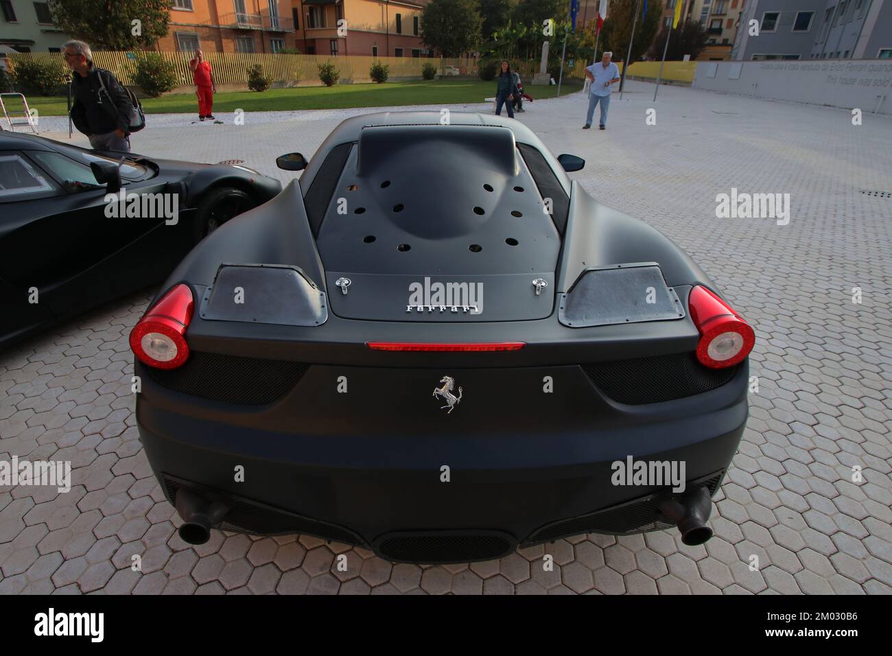 Modena, Italy, year 2022, Museo Enzo Ferrari, prototypes of Ferrari ...