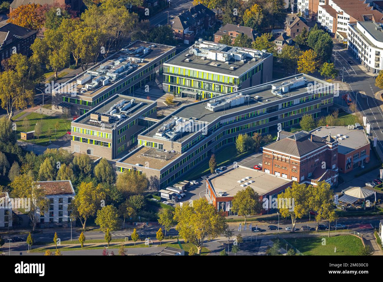Aerial view, Rhine-Waal University of Applied Sciences Kamp-Lintfort ...