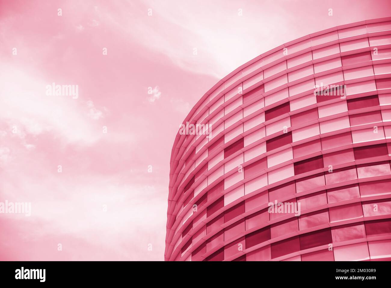 Glass modern building, skyscrapers. A simple architectural form against ...