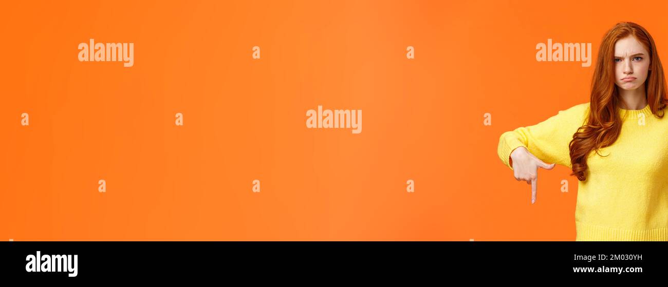 Mad unsatisfied cute redhead hi-res stock photography and images - Alamy