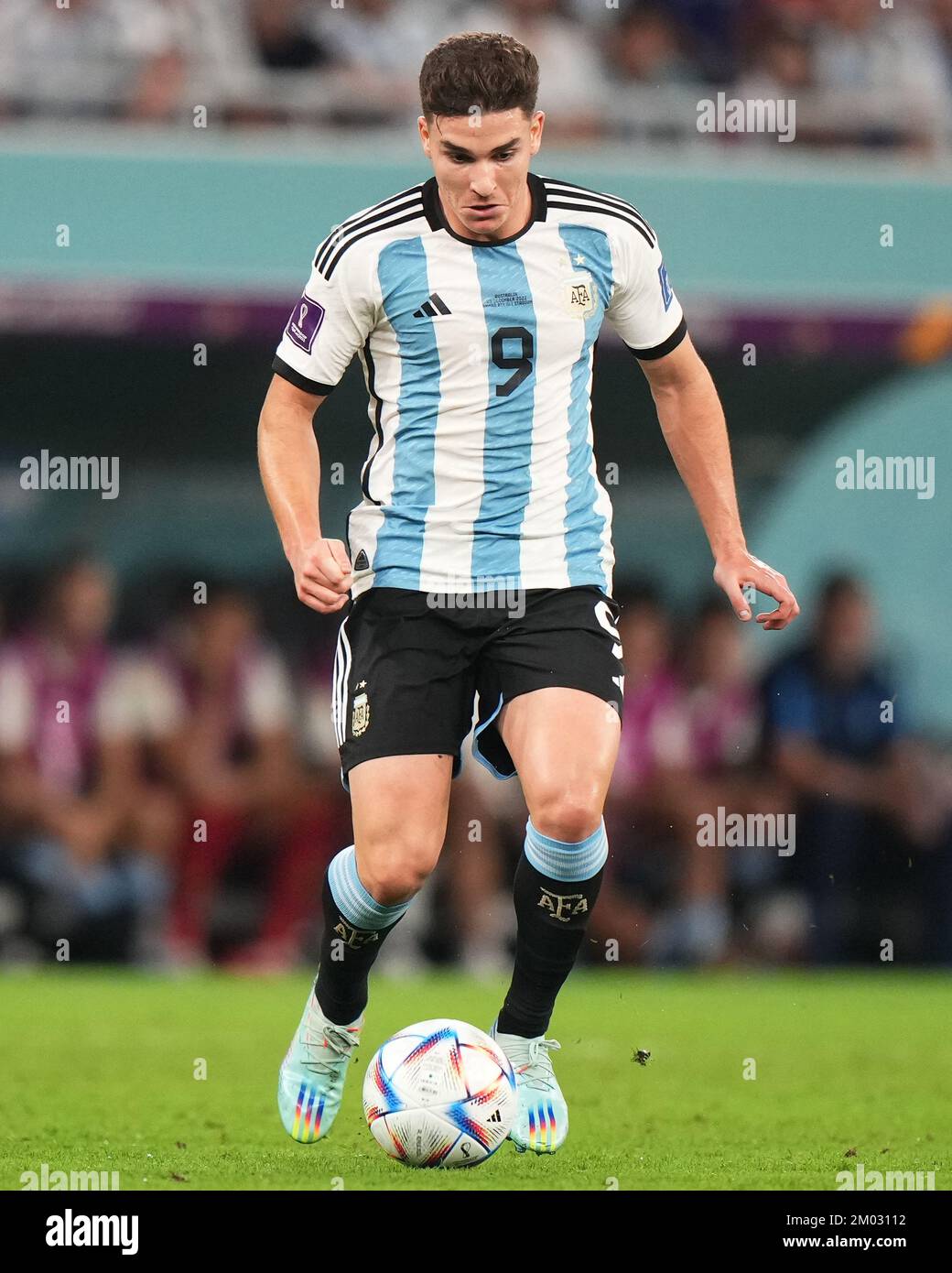 Julian Alvarez of Argentina during the FIFA World Cup Qatar 2022 match ...
