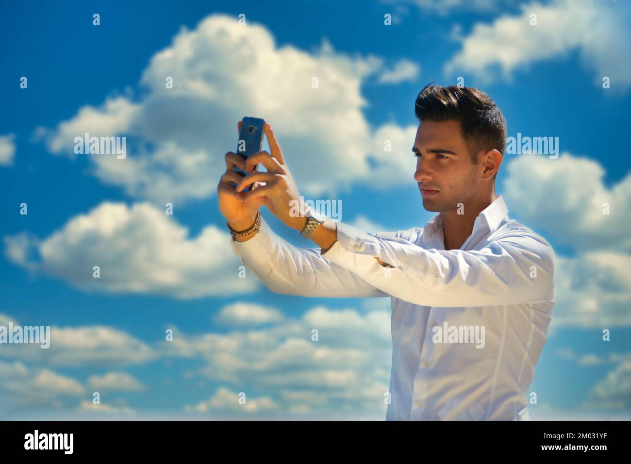 Photo handsome pretty man hi-res stock photography and images - Alamy