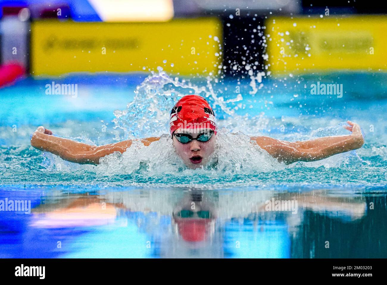 ROTTERDAM, NETHERLANDS - DECEMBER 3: Candice Hall competing in the ...